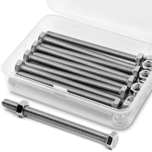 M6 x 80 mm, 10 pieces, 304 stainless steel hex screws, bolts and nuts ...