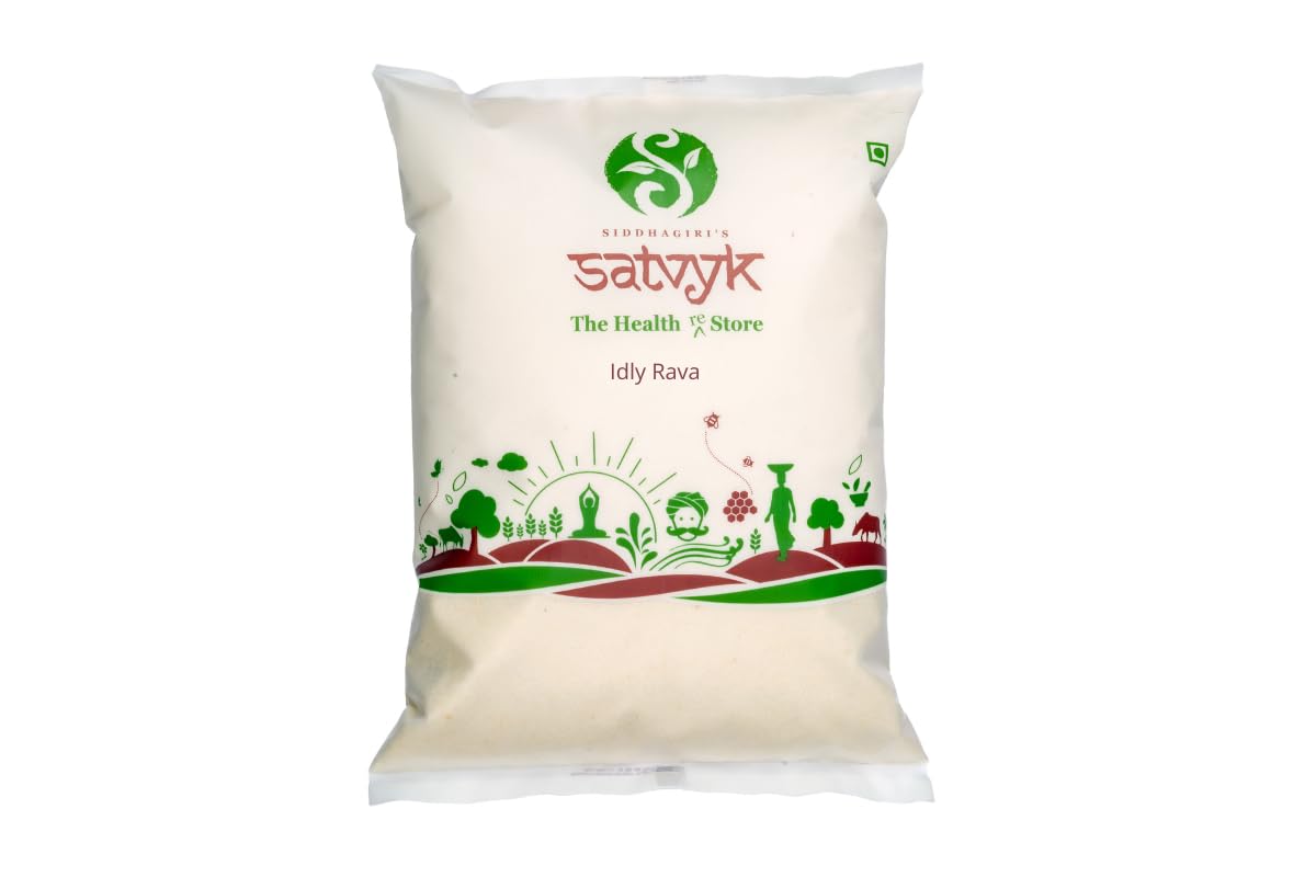 S Siddhagiri's SATVYK THE HEALTH re STORE Organic Idli Rava (1000gm ...