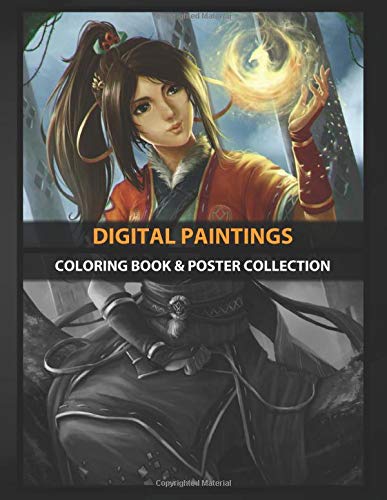 Coloring Book & Poster Collection: Digital Paintings Suzaku Pyromancer ...