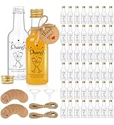 Amazon.com: AerWo 100 Pack Mini Liquor Bottles,1.8oz/50ml Airtight ...