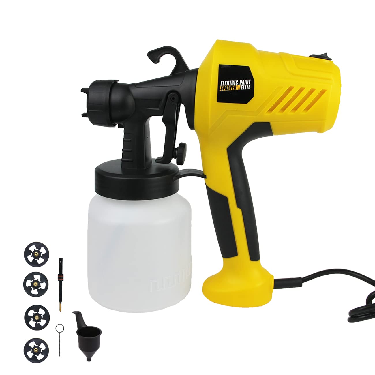 Amazon.com : Electric Spray Paint Gun Paint Sprayer with 3 Patterns & 4 ...