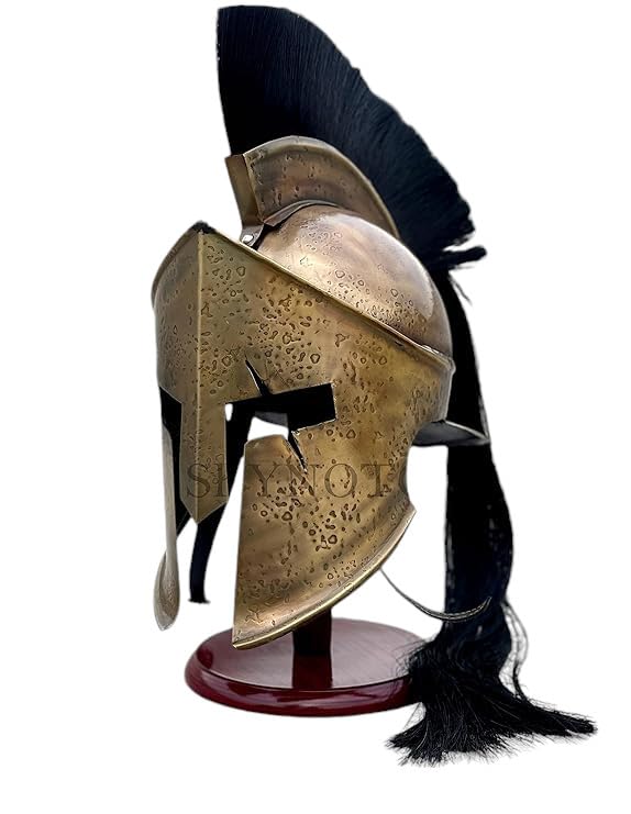 Amazon.com: SKYNOTCH Medieval 300 Spartan Helmet Battle Damage | 300 ...