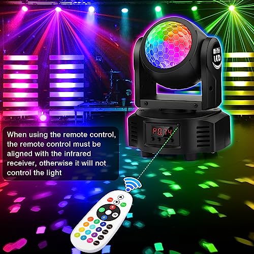 Snapklik.com : LED Moving Head Light - 40W RGBW Mini DJ Moving Head ...