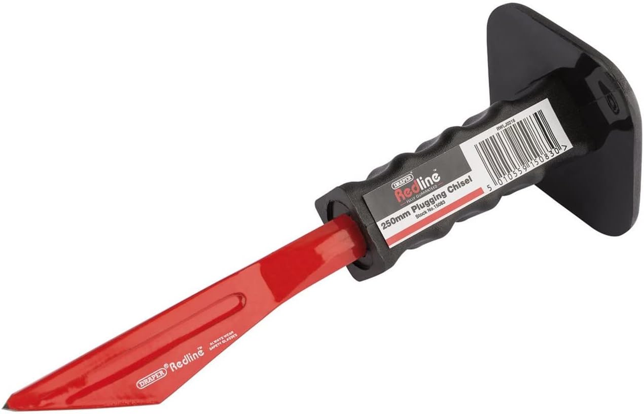 Draper DRA15083 250mm Plugging Chisel, Red : Amazon.co.uk: DIY & Tools