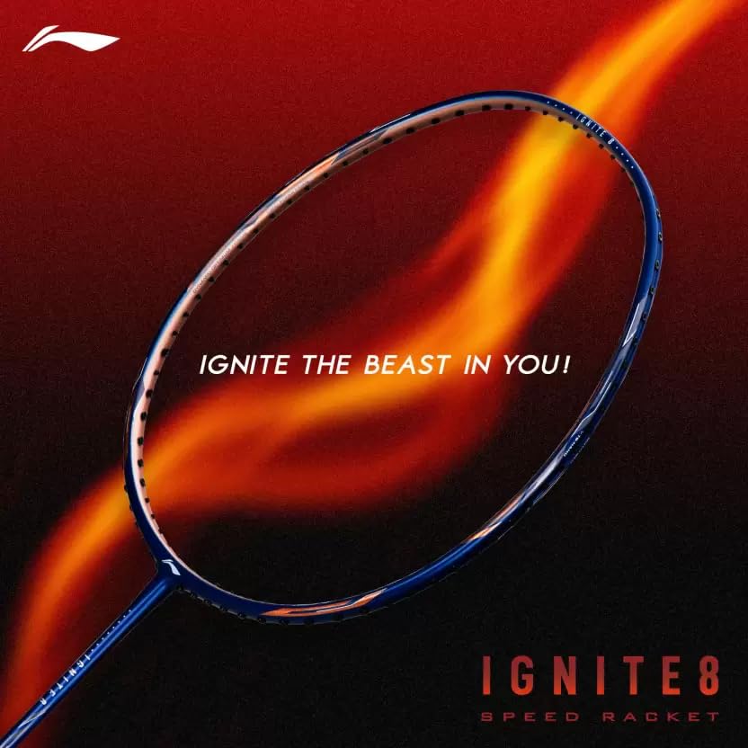 Snapklik.com : Li-Ning Ignite 8 Badminton Racket 5U G6 77 Grams