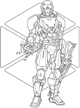 Destiny Characters Hunter Coloring Pages