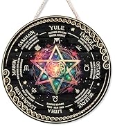 Amazon.com: RIVEENY Wheel Of The Year Wall Hanging，12"Wheel Of The Year ...