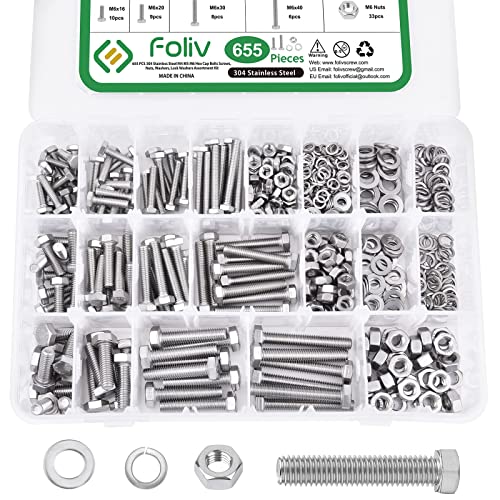 Snapklik.com : Heavy Duty Bolts, 655PCS Heavy Duty Bolts Nuts ...