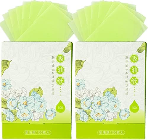 200 Sheets Makeup Blotting Paper, Soft Face Oil Blotting Paper Bamboo ...