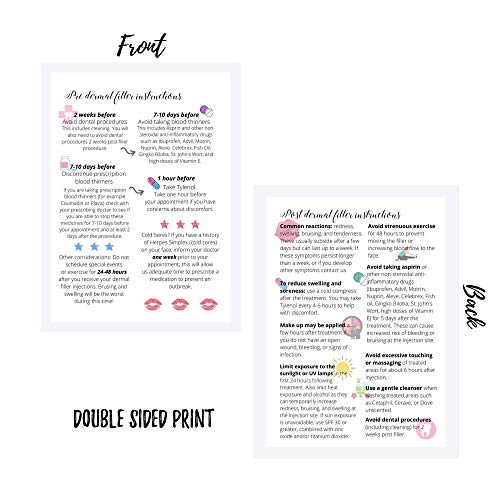 Snapklik.com : Dermal Filler Pre And Post Injection Care Instructions ...