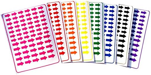 Amazon.com : Arrow Shaped Map Dot Stickers - Assorted Colors : Office ...