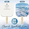 Amazon.com: Qunclay 25 Pcs Church Fans Christian Gift Inspiration Bible ...
