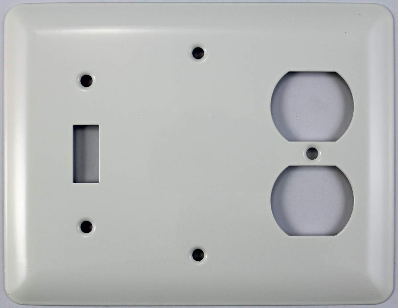 Mulberry Princess Style White 3 Gang Combo Wall Plate - 1 Toggle, 1 ...