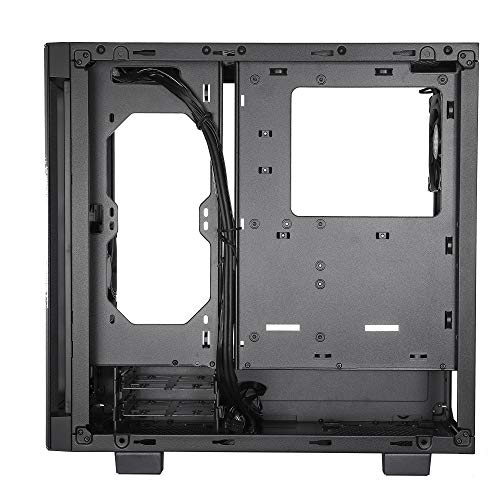 XPG Invader Mid-Tower Brushed Aluminum PC Case Black (Invader-BKCWW ...