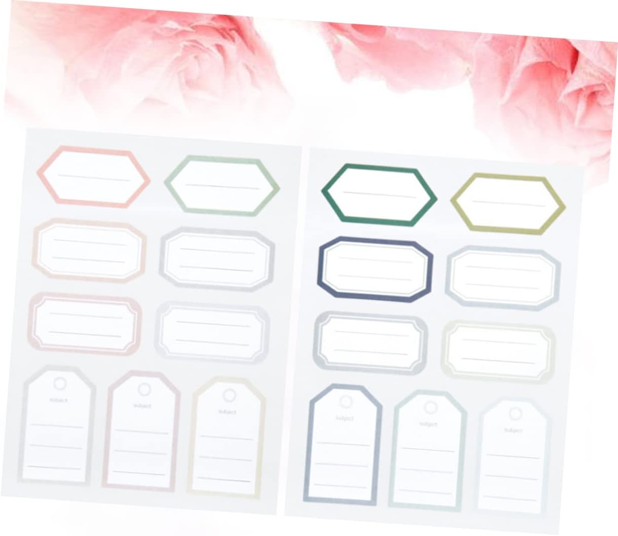 5 Sheets Blank Sticker Labels Adhesive Labels Impresora De Sticker ...