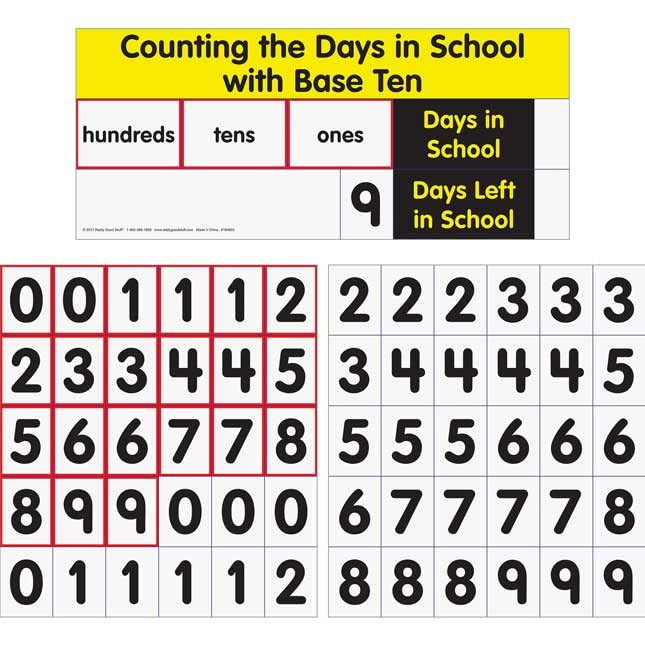 Buy Counting The Days with Base Ten Pocket Chart™ - 1 Pocket Chart kit ...