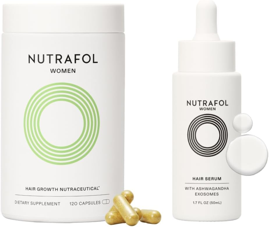 Amazon.com : Nutrafol Women's Hair Growth Supplements, Dermatologist ...
