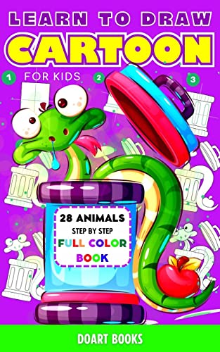 Learn to Draw Cartoon for Kids: Animals. How to draw Cartoon Characters ...