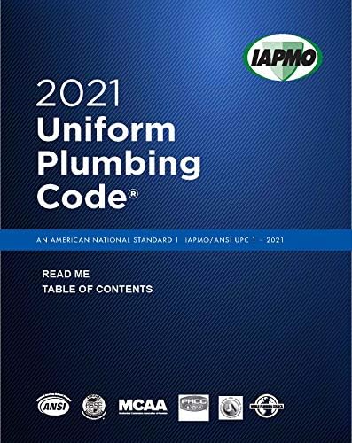 Amazon.com: 2021 Uniform Plumbing Code with Tabs: 9781944366476: The ...