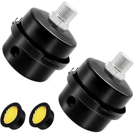 Amazon.com: Air Compressor Silencer Filter Metal Air Compressor Intake ...