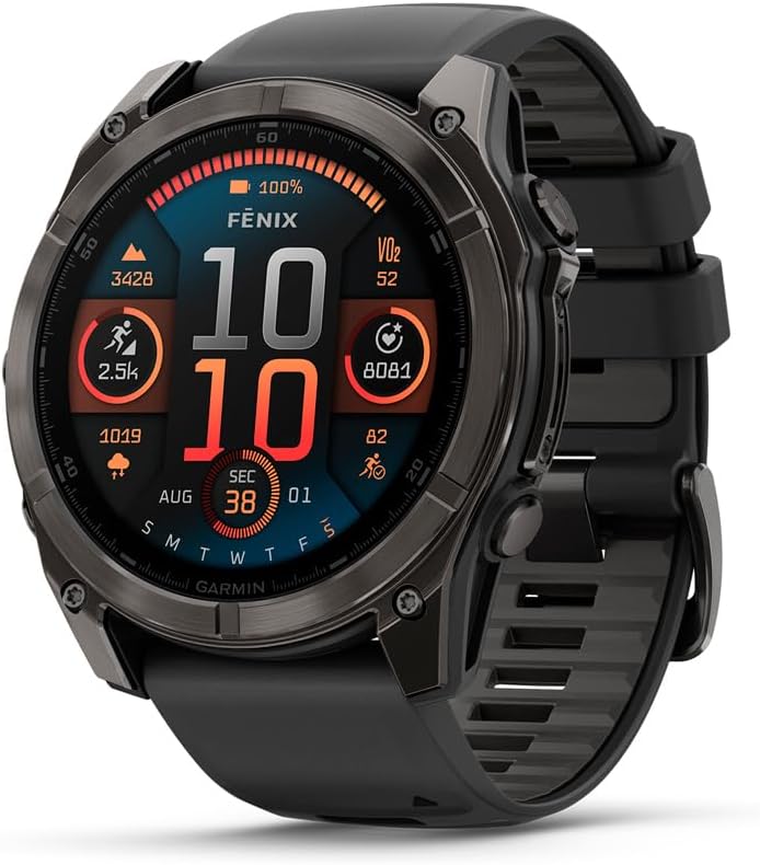 Garmin fēnix® 8 – 51 mm, AMOLED, Sapphire, Premium Multisport GPS ...