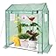 Amazon.co.jp: DEWEL ビニール温室 ビニールハウス 温室 ガーデンハウス 小型 家庭菜園 組立簡単 植物温室 保温 防水 ...