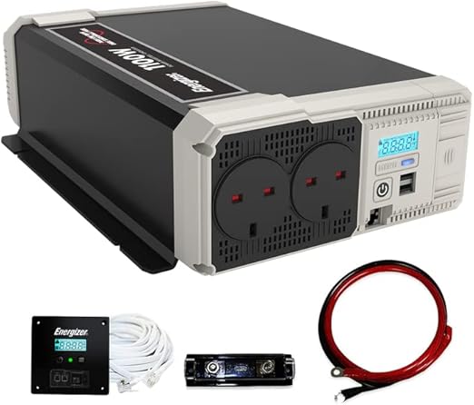 Energizer 1100 Watts Power Inverter 12V to 230V- 240V, Pure Sine Wave ...