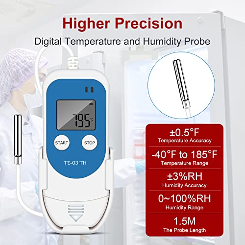 Snapklik.com : Aprvtio TE-03 TH Temperature Humidity Data Logger
