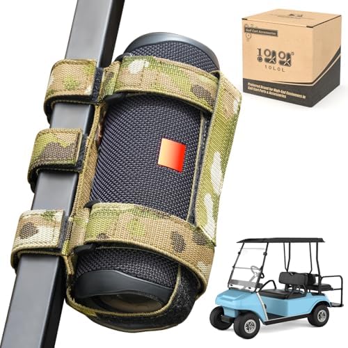 Amazon.com: 10L0L Speaker Mount for Golf Cart,Portable Speaker Holder with Adjustable Strap fit ...
