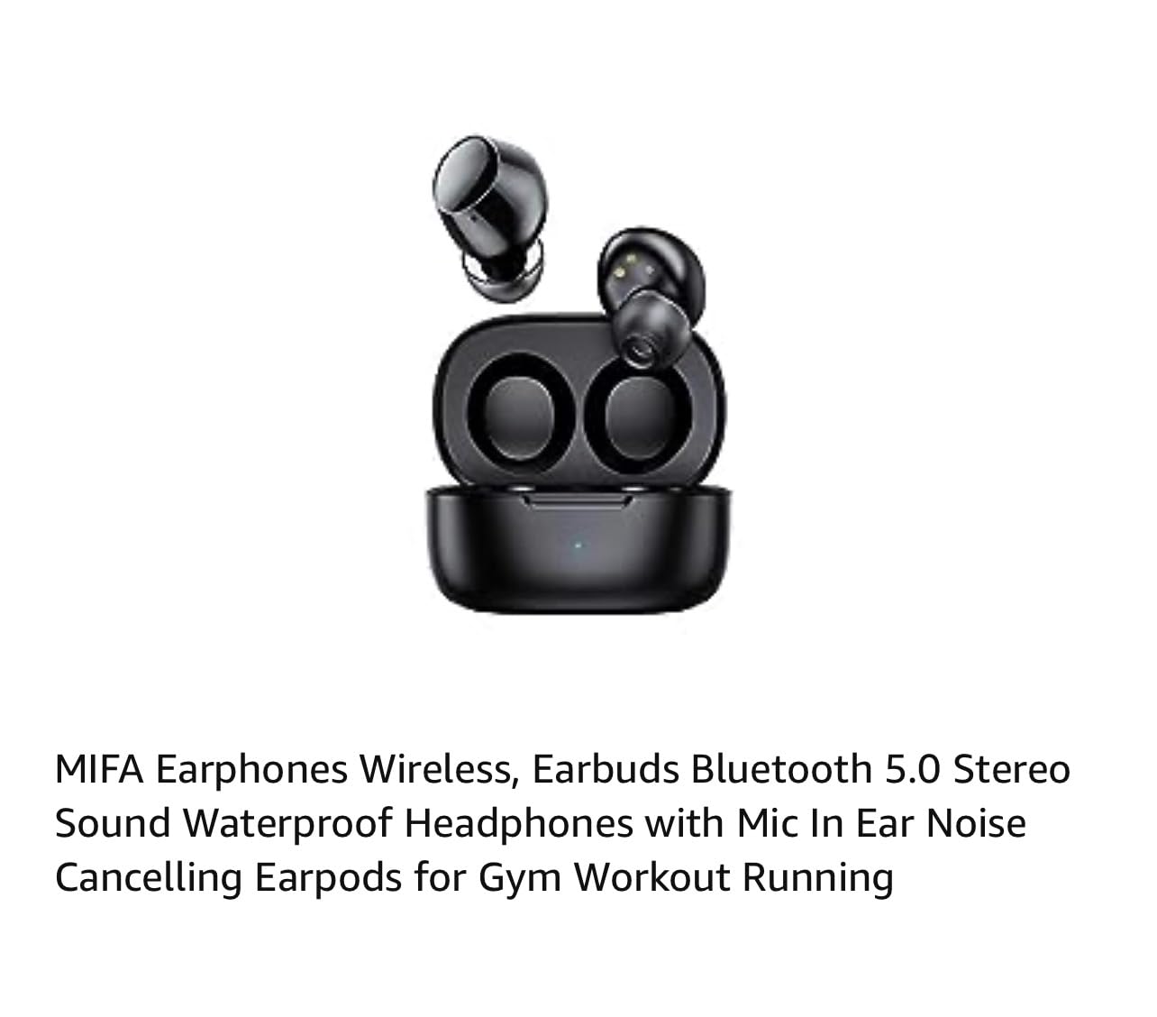 MIFA Earphones Wireless, Earbuds Bluetooth 5.0 Stereo Sound Waterproof ...
