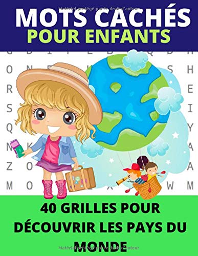 Mots Caches Pour Enfants 40 Grilles De Mots Meles Pour | Desertcart Japan