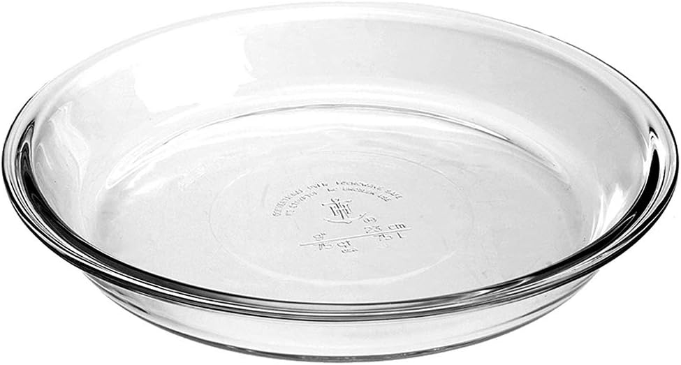Amazon.com: Anchor Hocking 9 inch Pie Plate Pack of 2: Home & Kitchen