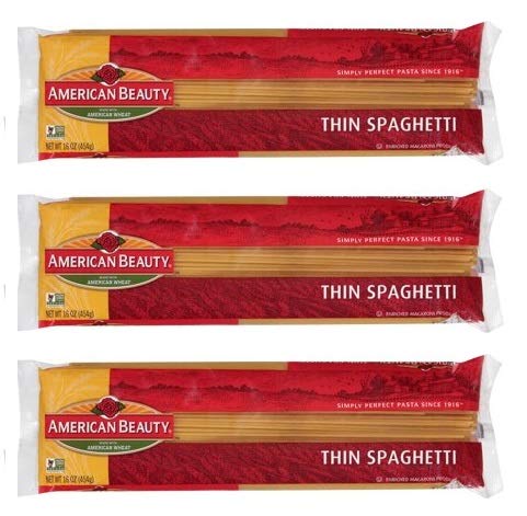 Amazon.com : American Beauty Spaghetti, 16 Ounce (Pack of 3) : Grocery ...
