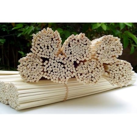 Pure Source India Rattan & Wicker Reed Sticks (9 inch, Dia: 3 mm, Brown ...