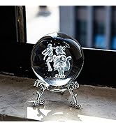 Amazon.com: HDCRYSTALGIFTS 3D Lightning Cloud Crystal Decorative Ball ...