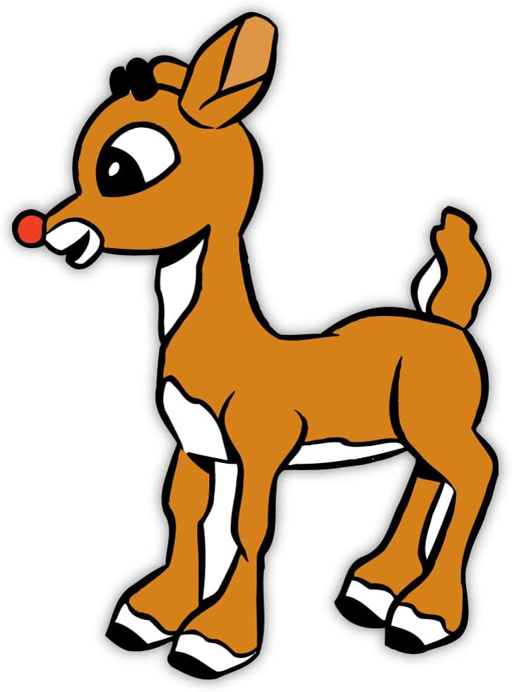 Amazon.com - Rudolph The Red-Nosed Reindeer Yukon Cornelius Sticker ...