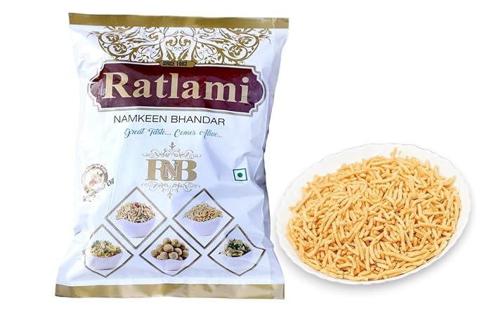 Hing Sev 500 G | Hing Namkeen | Made with Ground Nut Oil | Midum Spicy ...