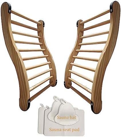 Amazon.com : BESTNEWIE S-Shape Slip-Resistant Canadian Cedar Sauna ...