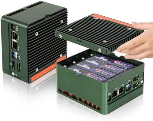 Amazon.com: SPARKFLY 4-Bay NAS Mini PC with Dual 2.5GbE i226-v LAN ...