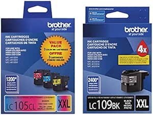 Amazon.com: Brother Genuine Ultra High Yield Black Ink Cartridge ...
