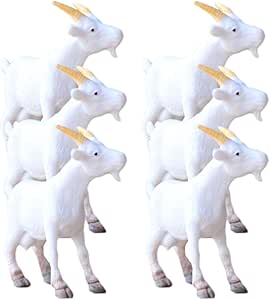 Amazon.com: IMIKEYA Miniature Goat Figurines 6pcs Realistic Plastic Toy ...