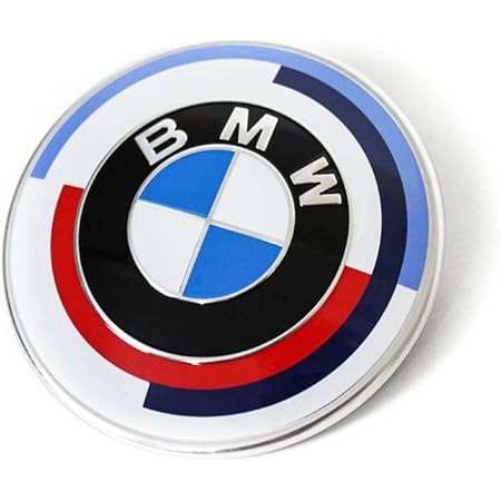 BMW Original-Anstecker 50 Jahre M 82 mm Durchmesser 51148087188 ...