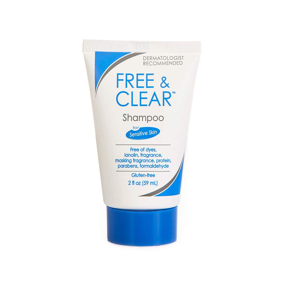 Amazon.com : Free & Clear Shampoo, 2 Ounce Travel Size (Pack of 2 ...