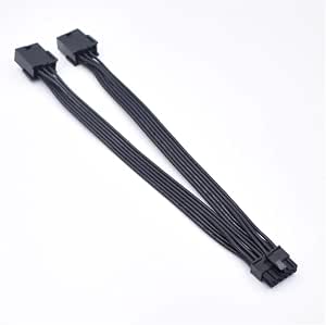 Amazon.com: TLOKIXA Dual PCIe 8 Pin Female to 12 Pin Male GPU Power ...