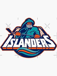 Amazon.com - NY Islanders Fisherman Logo Sticker - Waterproof Sticker ...