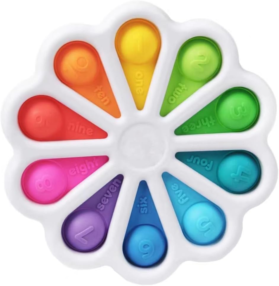 Amazon.com: AFLUODN Dimple Digits Fidget Toy Flower Dimples Fidget ...