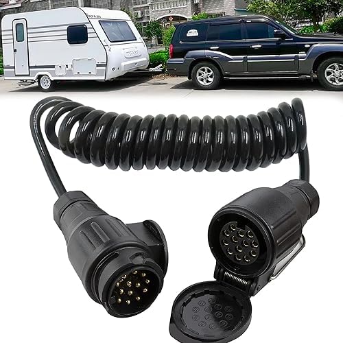3m 13 to 13 pin Trailer Extension Cable Caravan Extension Adapter Cable ...