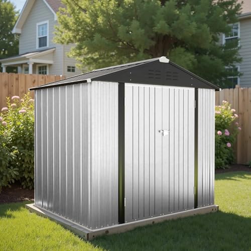 Snapklik.com : Greesum 86FT Outdoor Storage Shed, Metal Patio Storaged ...