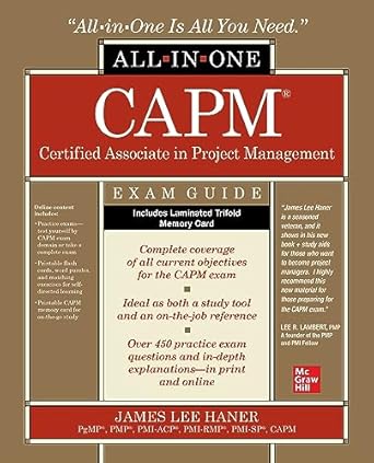 Amazon.com: CAPM Certified Associate in Project Management All-in-One ...