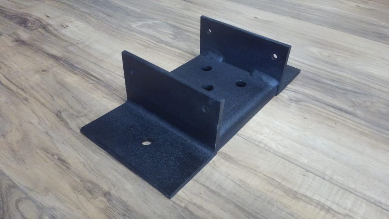 Powder Coated Structural Steel 6x6 Post Base: Amazon.com: Industrial ...